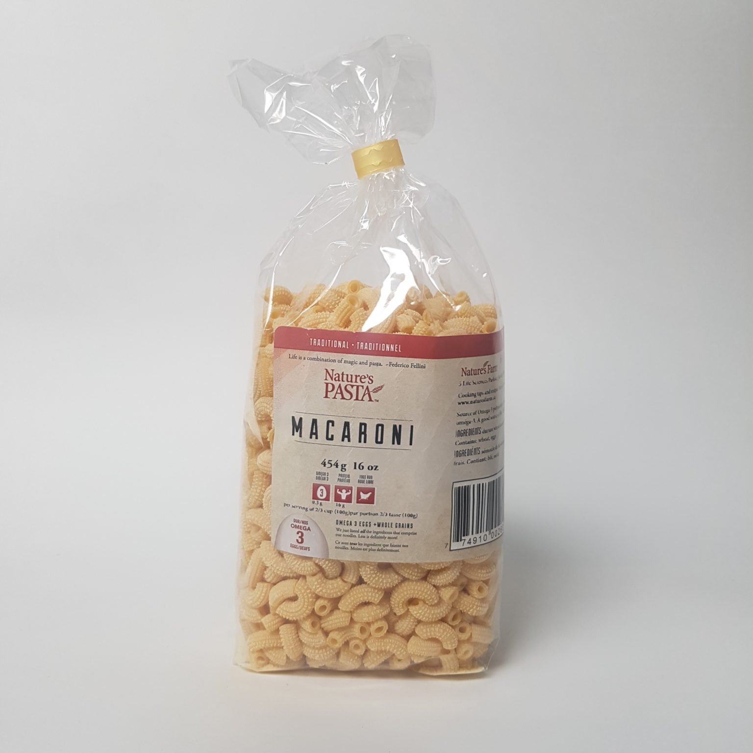 Nature’s Farm – Macaroni Pasta – Prairie Foods