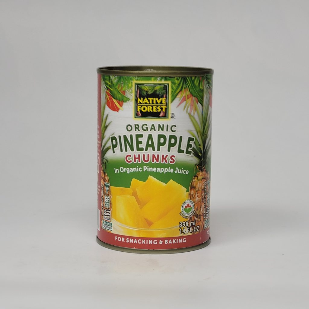 Native Forest – Organic Pineapple Chunks In Organic Pineapple Juice ...
